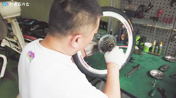 自行车中轴及轮胎花鼓拆解保养-自行车保养第二篇