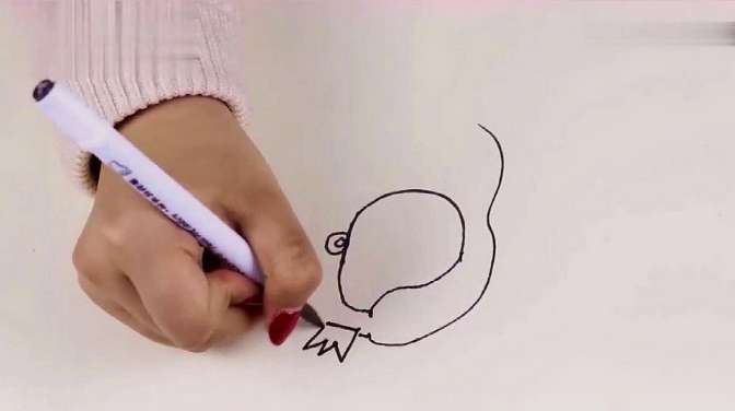 儿童头像简笔画,一起来画一个可爱的小女孩吧,真的很简单