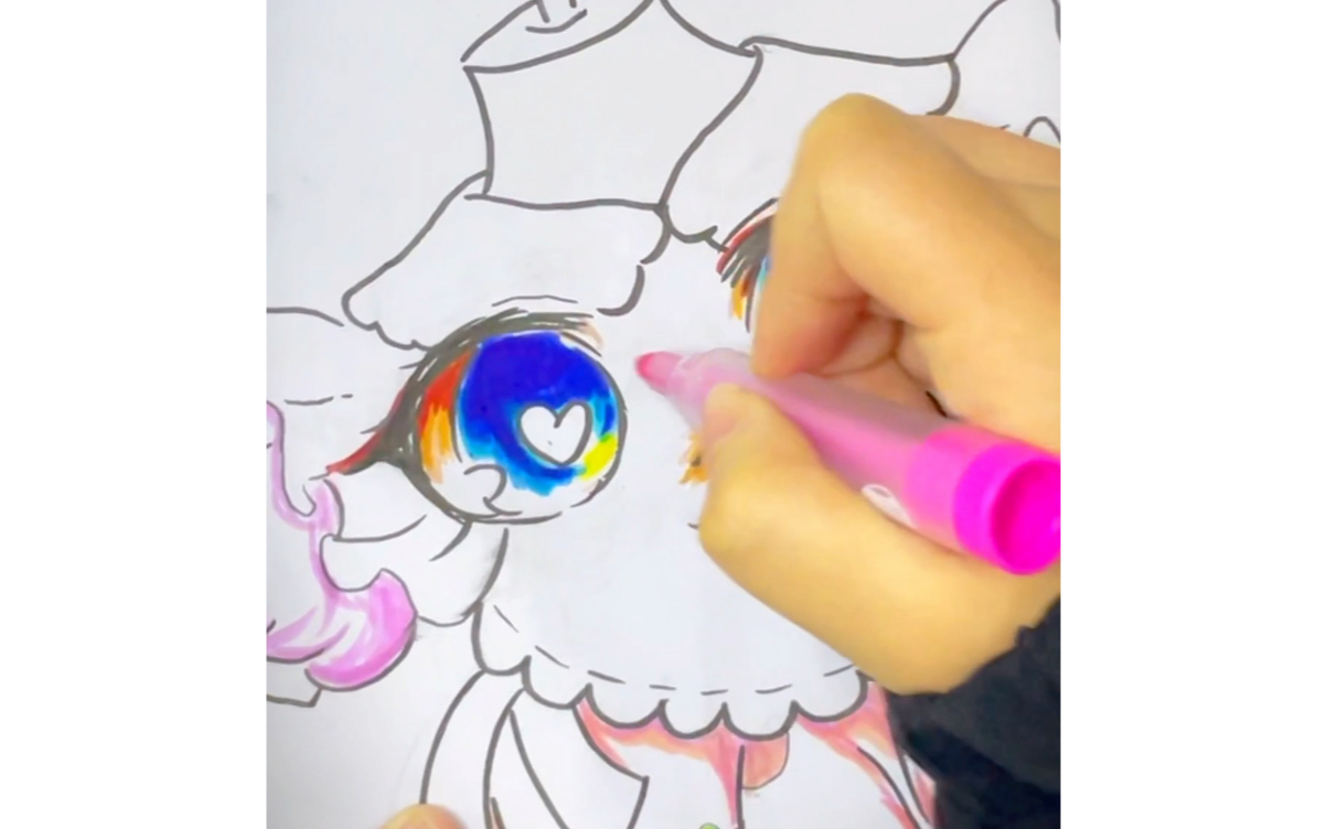 幼师必看,幼儿简笔画上色技巧
