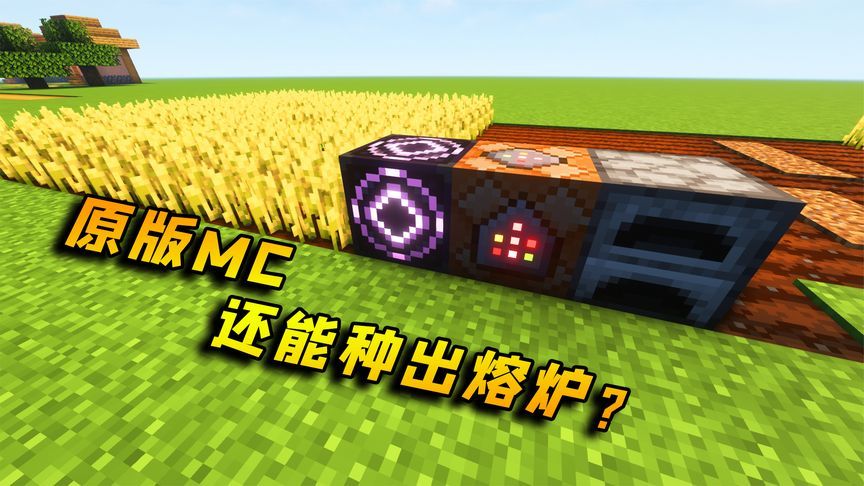 我的世界:除了土豆,还能种出熔炉?