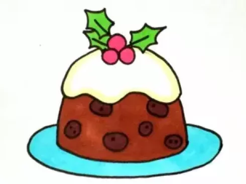 ...课 巧克力蛋糕简笔画步骤, 好吃的蛋糕画法大全, 生日蛋糕绘画图片教程