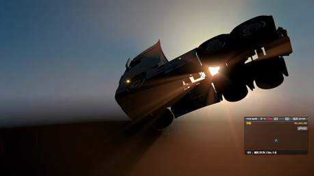 欧洲卡车模拟2高速撞击路障会怎么样?