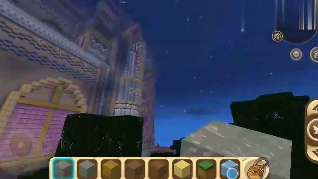迷你世界联机:这堡垒要不要这么漂亮啊!搞得我好羡慕啊!