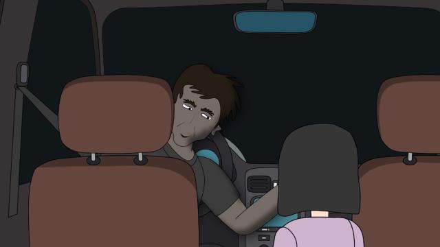 拒乘黑车,安全出行,蛋泥动画