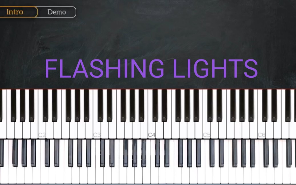 如何用钢琴弹奏kanyewest的Flashing lights|教学