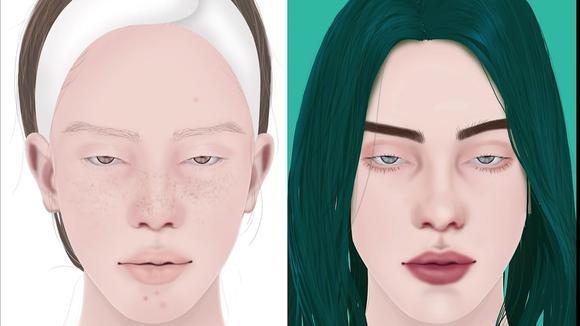 定格动画化妆任务:粉丝为Billie Eilish 化妆,化完后变化真大
