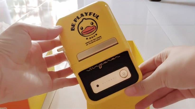 精臣小黄鸭热敏云打印机