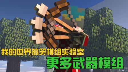 奥特曼的武器库! 我的世界搞笑模组实验室EP77: 更多武器