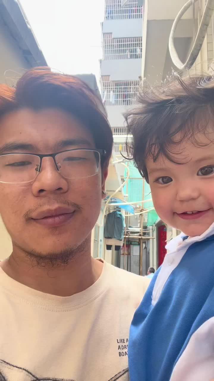 有时幸福干爆满的一天!#父女日常 #人类幼崽成长计划 #宝宝 #爸爸带...