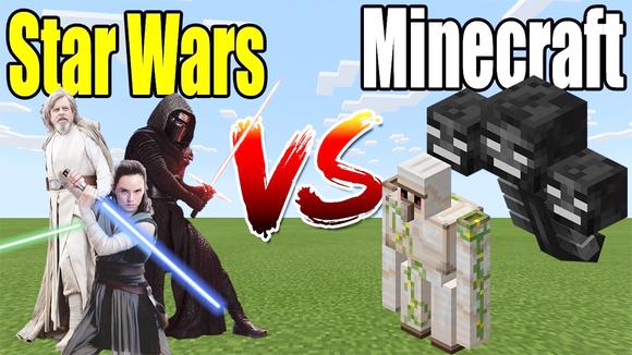我的世界MC动画:星球大战 vs 我的世界