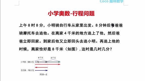 小学奥数:典型行程问题,学霸的满分学习方法,孩子花5分钟学会