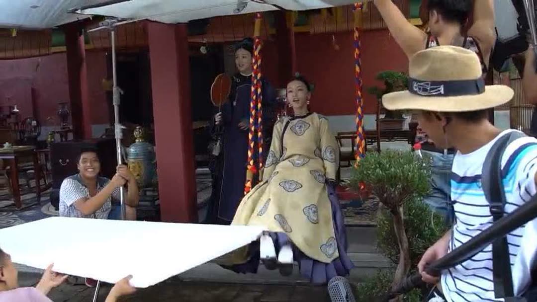 延禧攻略 令妃娘娘荡秋千一不留神竟然…