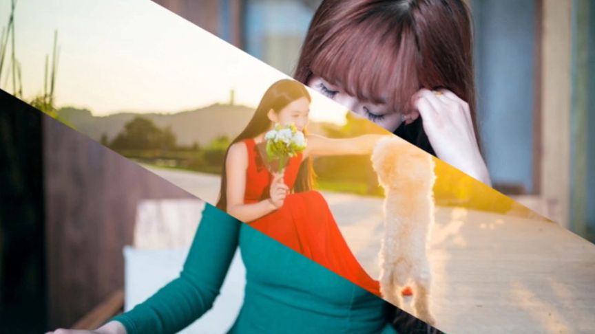 剪映镜面蒙版功能 同时演示照片和视频制作出来的梦幻唯美画面!