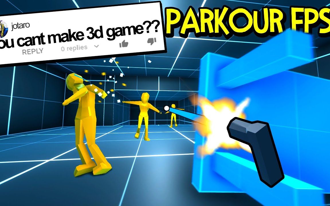 【海外教程】他说我不会制作3D游戏…所以我做了一个!