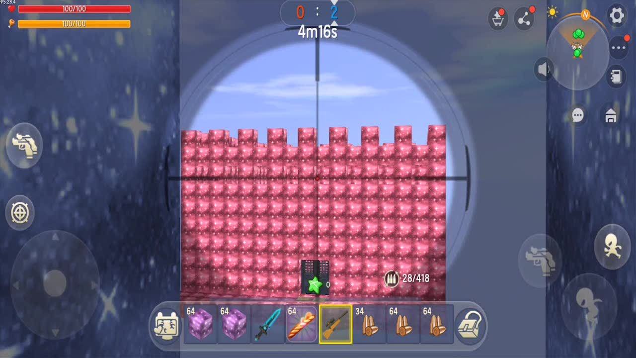 迷你世界:枪战变打地鼠?枪王站桩输出秒敌人!