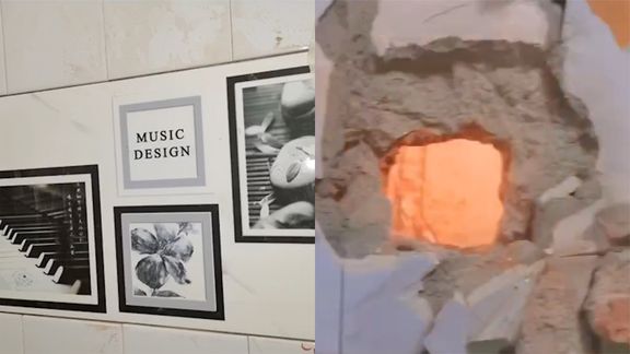 小品照进现实?辽宁一女子家隔壁装修,不料自家卫生间墙被击穿