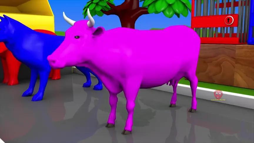 益智动画,3d卡通小动物玩游戏教学习英语
