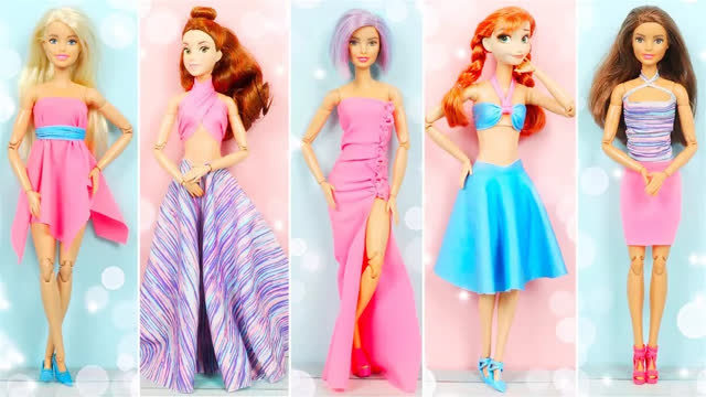 如何制作时尚的芭比娃娃衣服,是如何缝制的呢