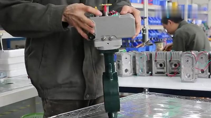 电动蝶阀出厂机械位置调试为什么是20%状态