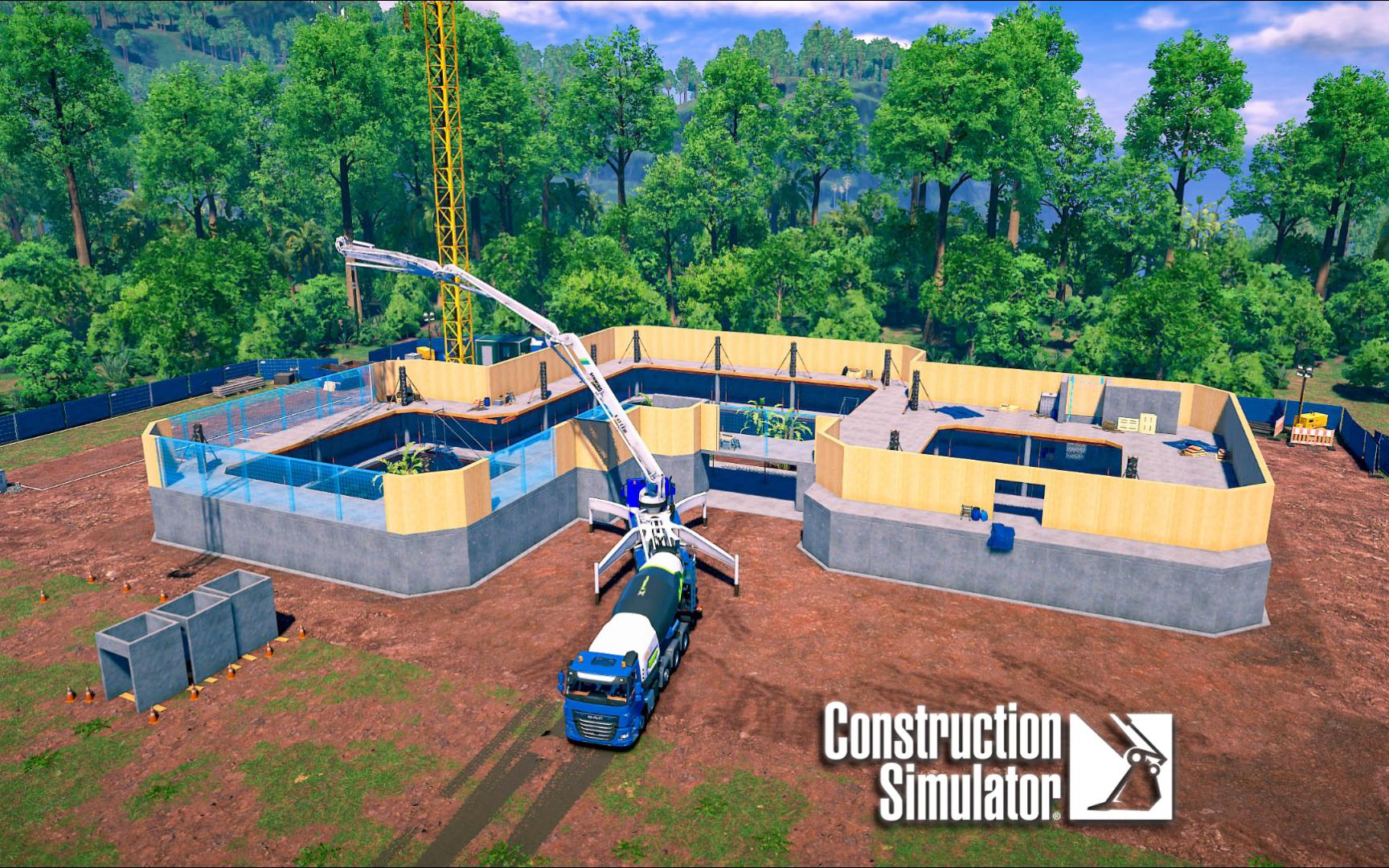 《建筑模拟》浇筑施工地面上的一层以及做好二层的施工准备 | ...