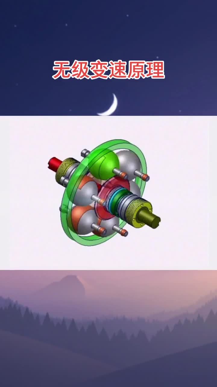 无级变速原理,机械原理,涨知识