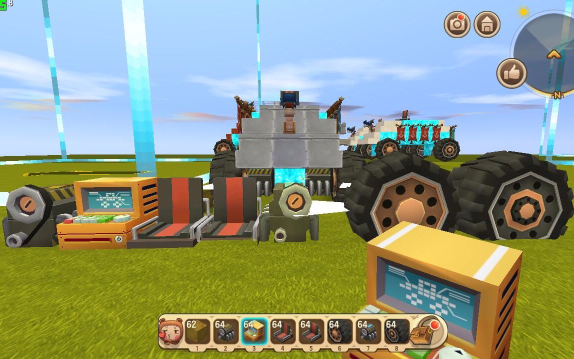 迷你世界:新版道具“车辆配件”能自己制造车辆,快发挥想象吧!