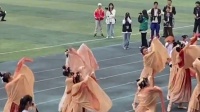 高校运动会开幕式,女生穿汉服表演古装舞蹈,尽显华夏之美!