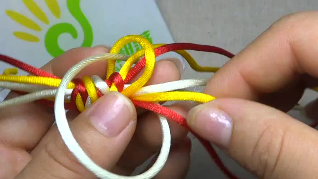 114金刚结六线编法 中国结的编法视频教程