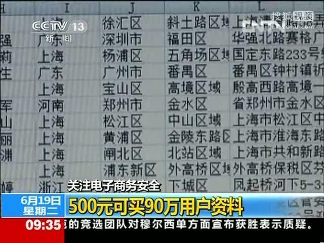 主流电子商务网站安全意识薄弱 用户登录名和密码没加密处理