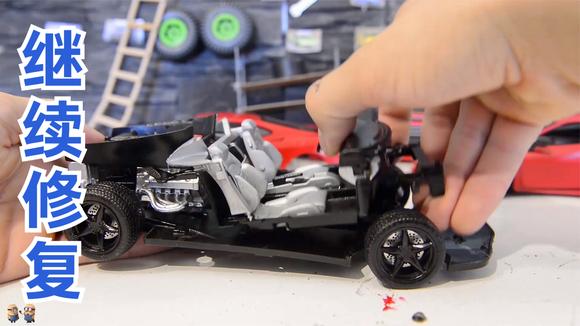 最酷炫的上世纪的汽车模型,拿到手赶紧修复,光配件就花了数千元