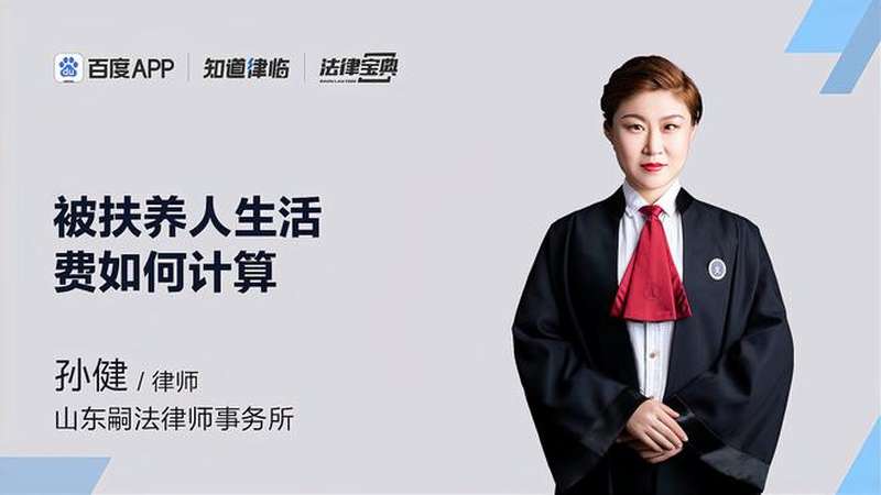 被扶养人生活费如何计算