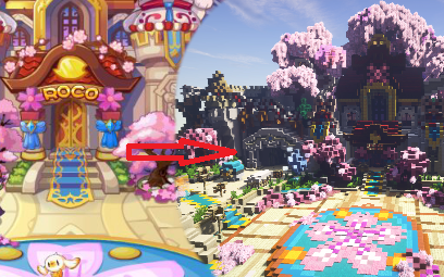 我的世界里还原王国城堡