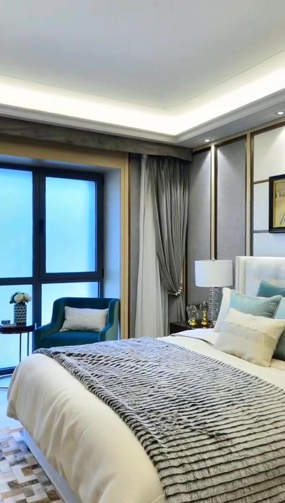 接上一条,简约卧室设计~