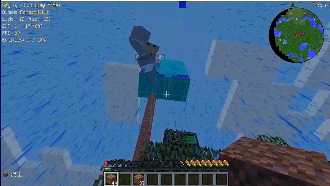 我的世界:怎么样 凭借自己的本事上天