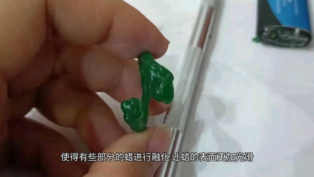 蜡模制作:水纹开口戒