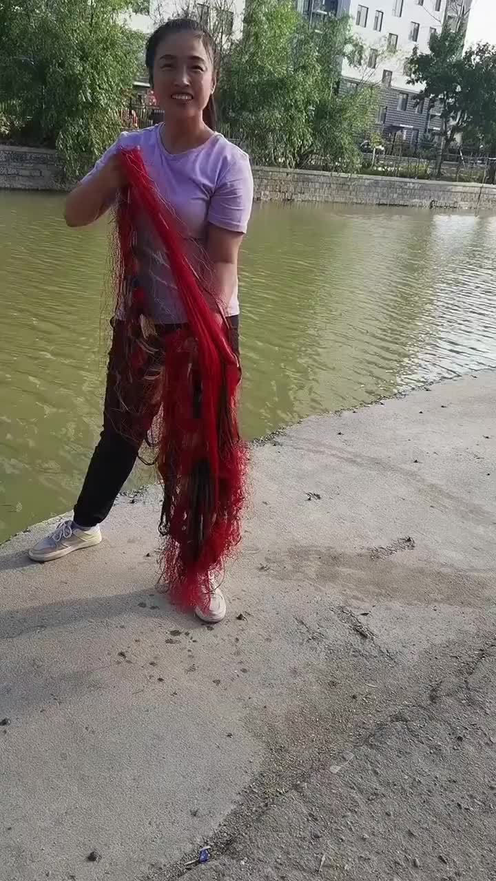 撒网捕鱼教学 #撒鱼网教学 #渔网 #爆网了