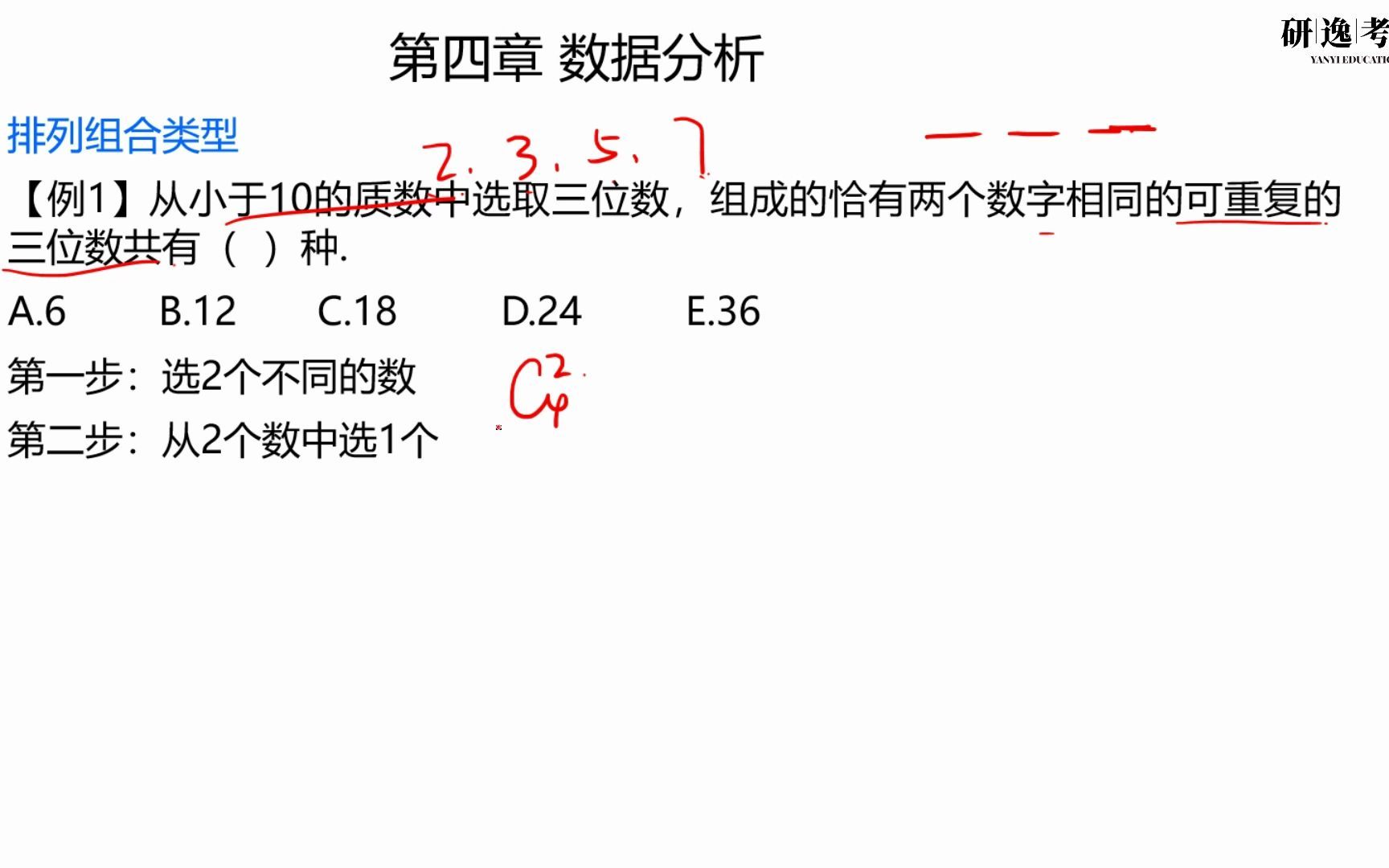 考研管综数学冲刺课程第九讲