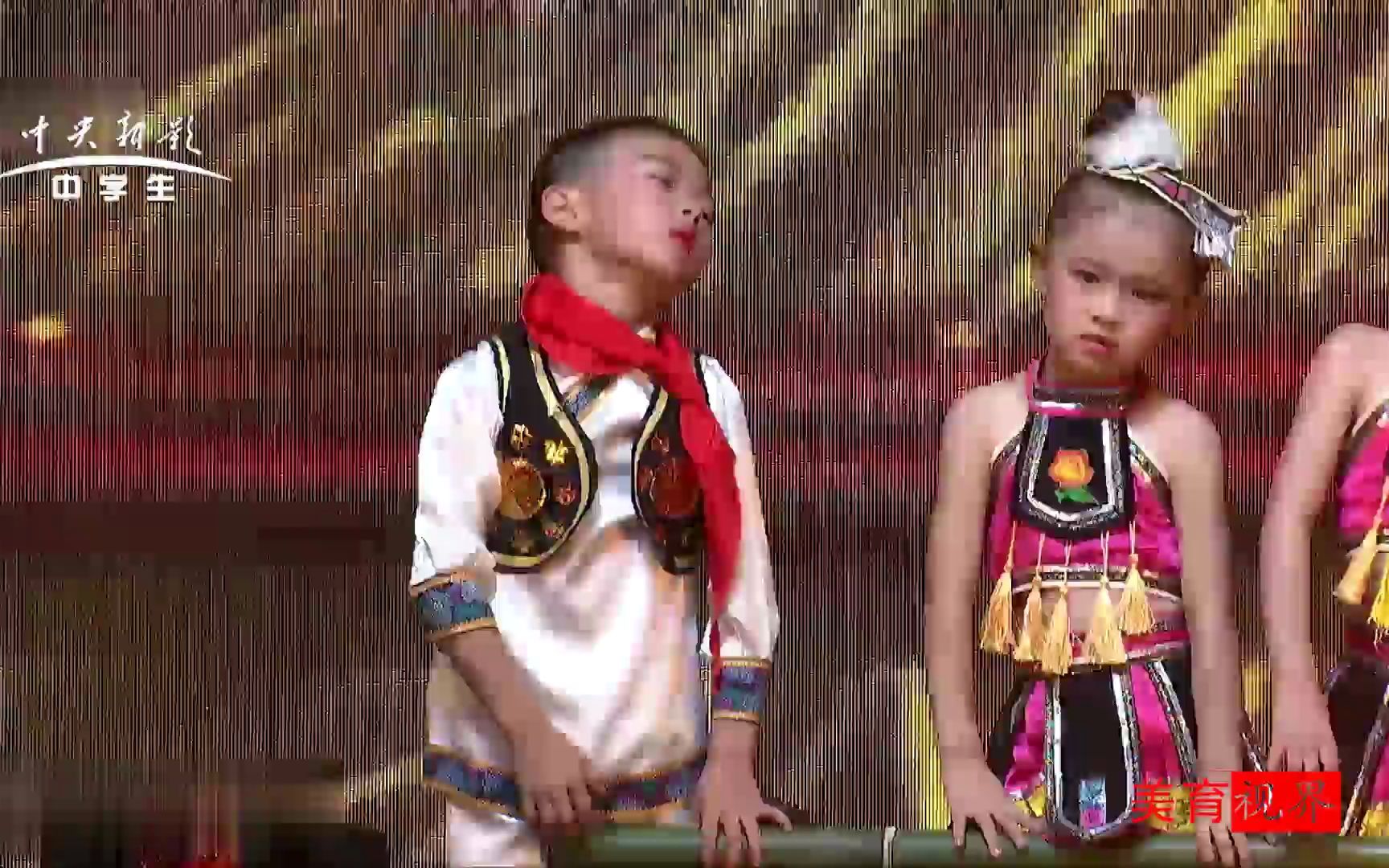 中学生频道美育视界栏目节目展播:少儿创意舞蹈《特殊的升旗仪式》