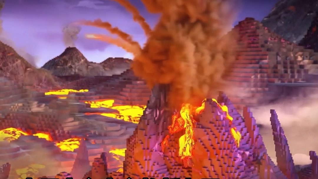迷你世界:你知道生存模式怎么找火山?我教你