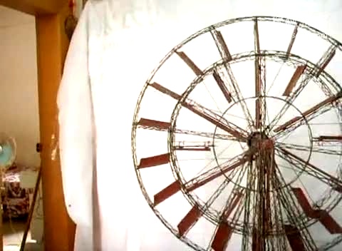 大型风力发电机自制模型视频B