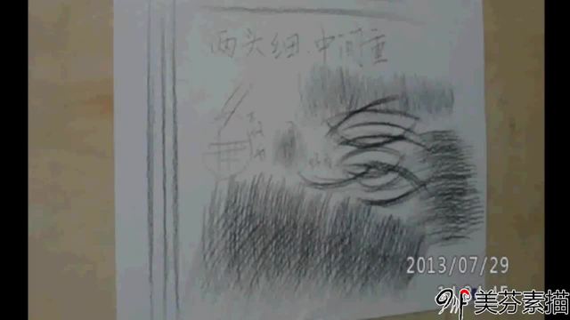 素描排线基础入门知识。线条的握笔姿势和练习方法,两头尖中间重的...