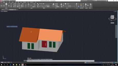 AutoCAD 3D初学者房子建模视频(上)