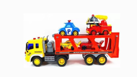 赛车总动员 挖掘机动画片中文版 极速赛车