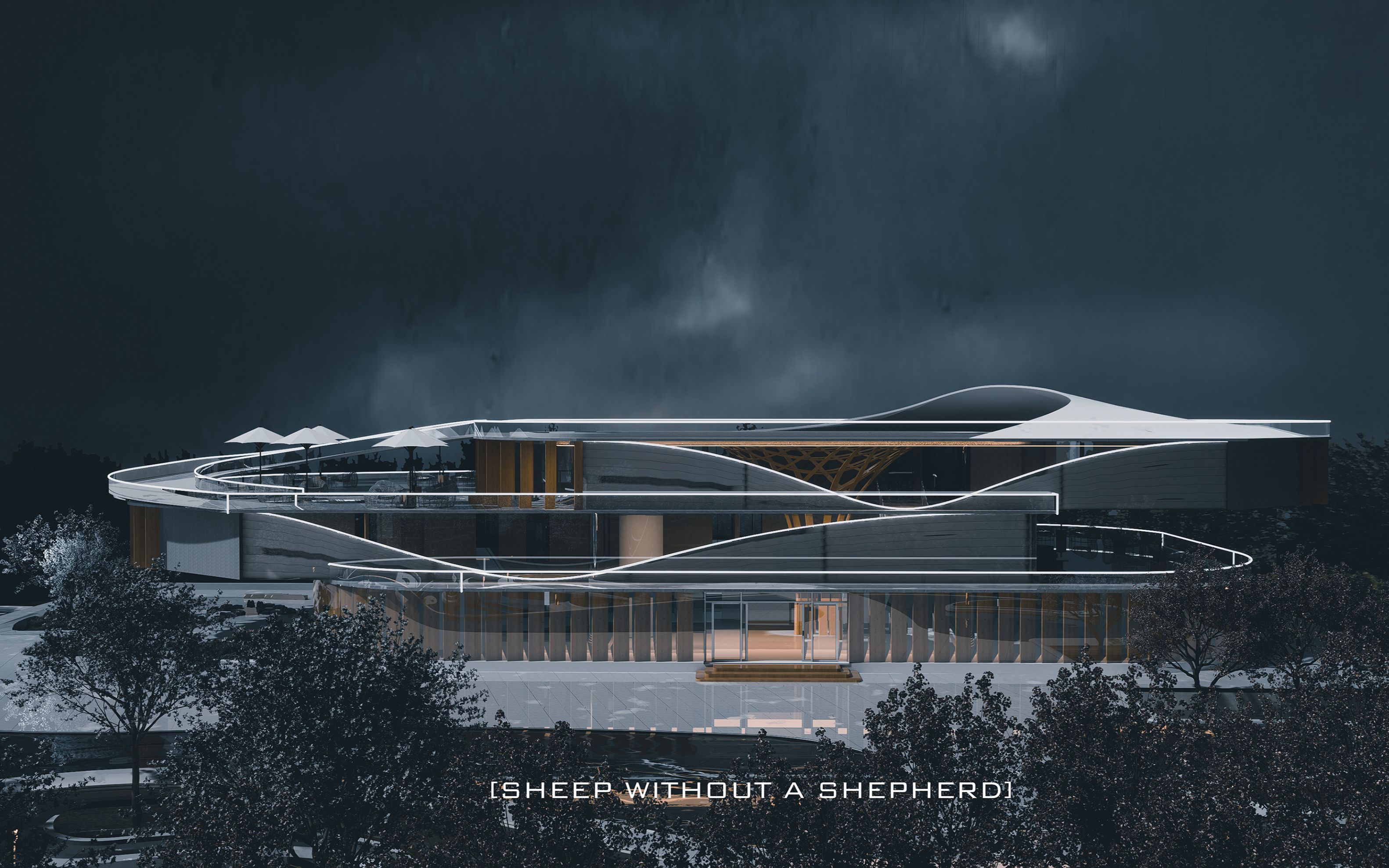 毕设建筑设计漫游动画