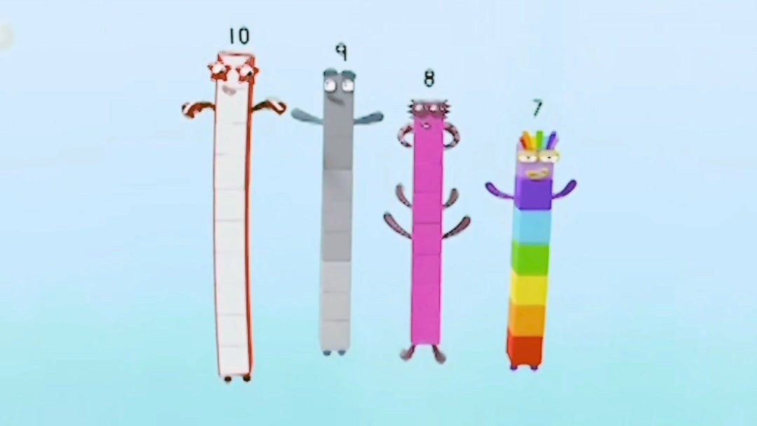 数字积木 搞笑动画:这群大家伙在干什么?小1呢?