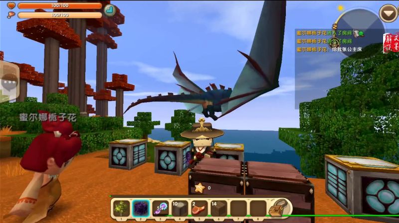 迷你世界联机生存 测试作弊地图生存舒适度