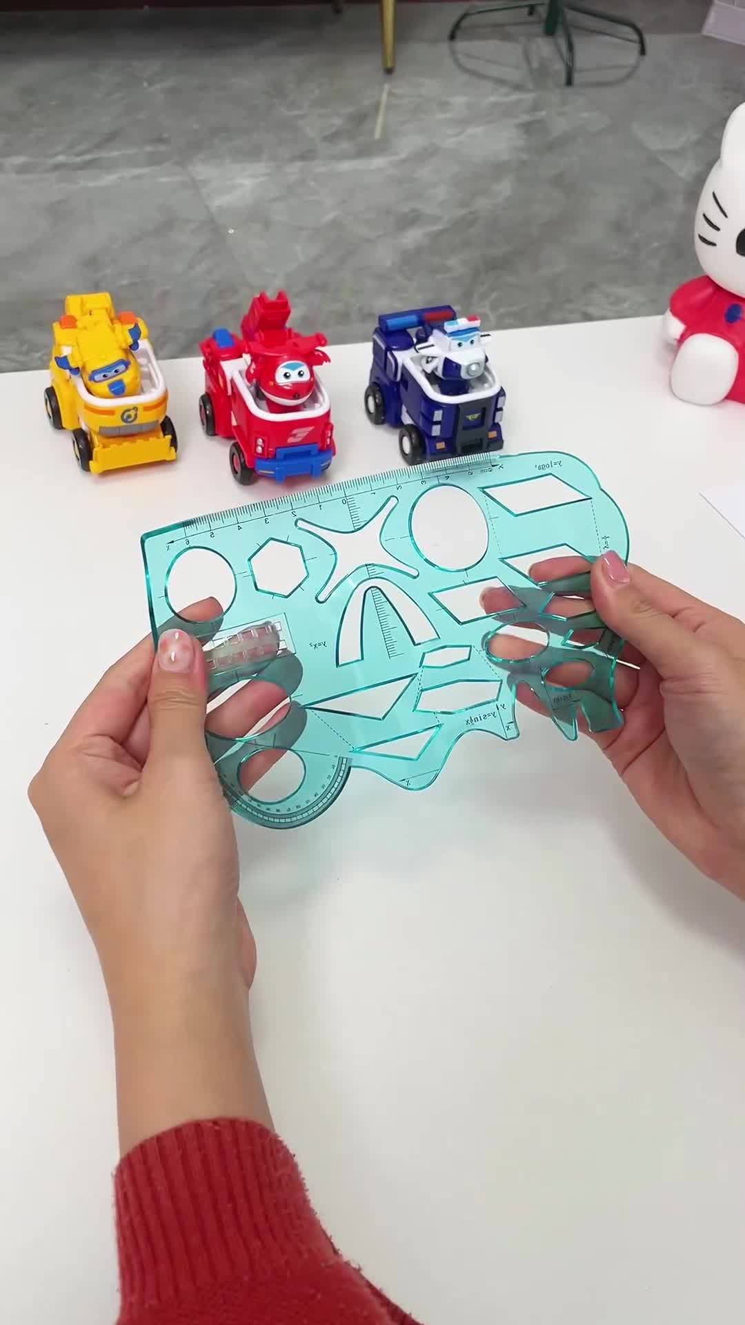 有了这把尺子,画图变的简单了,平时做作业跟考试的时候都能省下时间#...