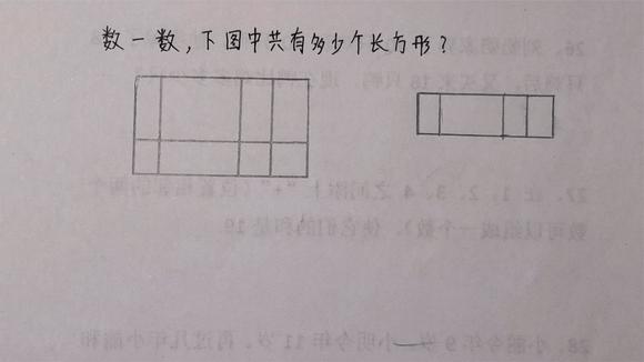 数长方形问题,孩子数了半天也没数正确,老师教你数的又快又准