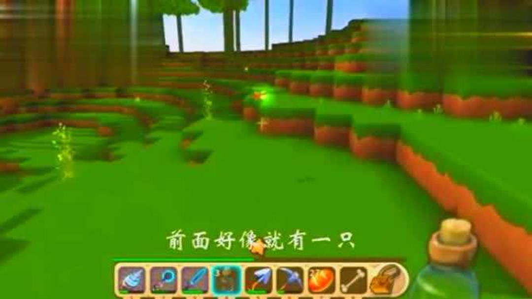 迷你世界:玻璃瓶的本领可真大,既能装牛奶,还能捉萤火虫!