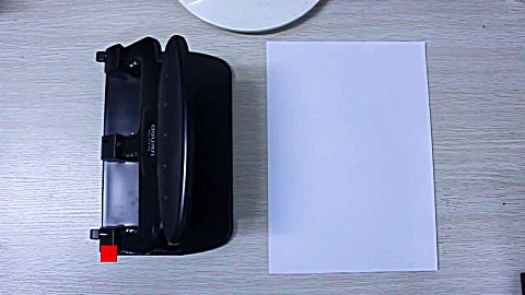 得力5384三孔文件夹 A4纸打孔文件资料夹三孔活页金属装订档案夹 ...